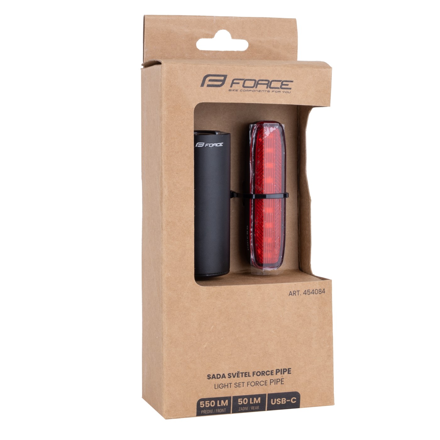 Sada světel FORCE Pipe USB | Kolokram.cz